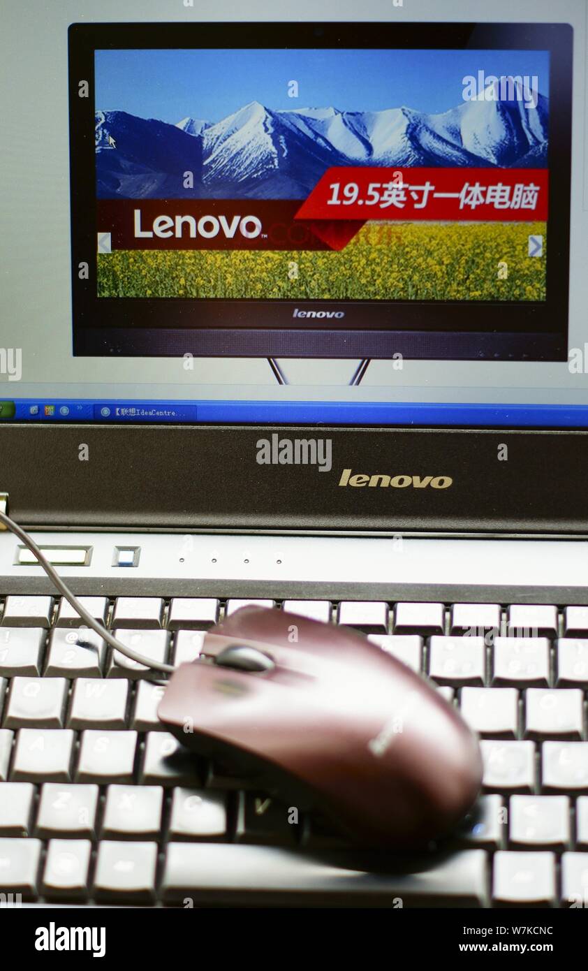 Lenovo laptop 2015 hi-res stock photography and images - Alamy