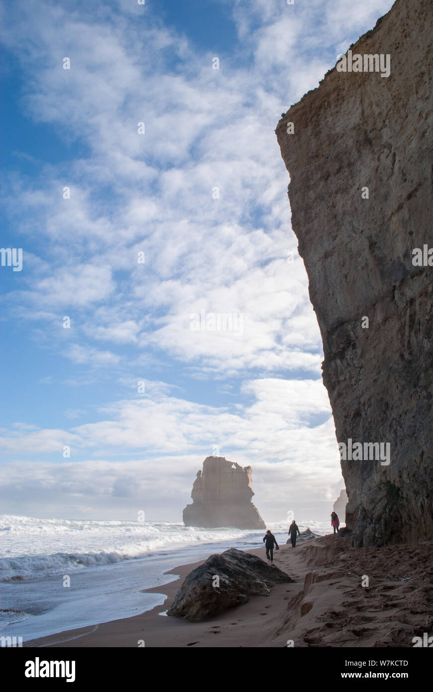 --FILE--Landscape of Gibson Steps in the Port Campbell National Park ...