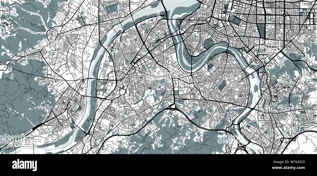 Urban vector city map of New Taipei, China Stock Vector Image & Art - Alamy