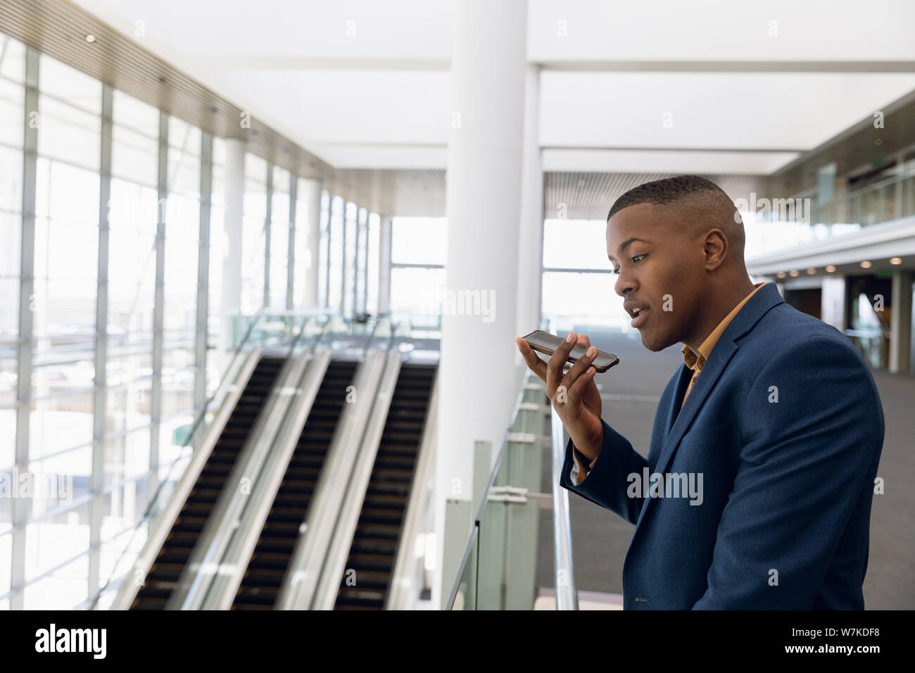 Black businessman using smartphone work hi-res stock photography and ...