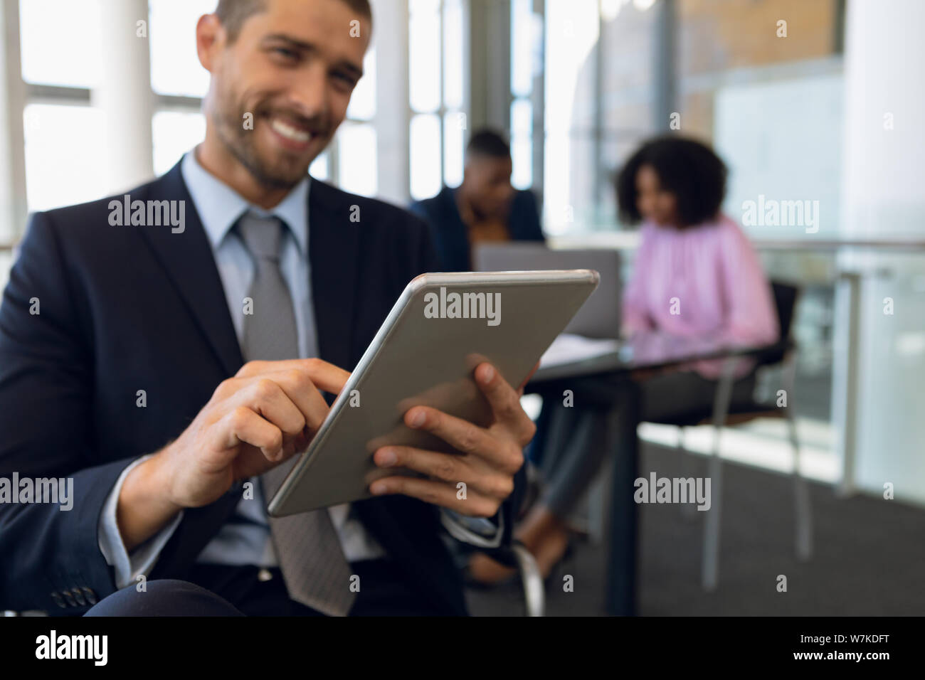 Black men using modern hi-res stock photography and images - Alamy