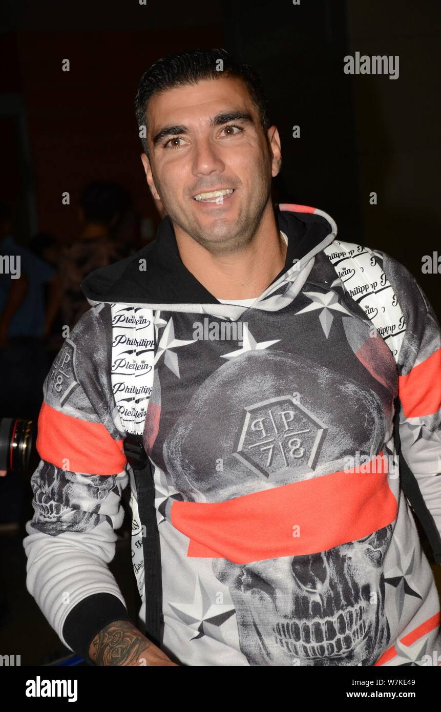 Spanish football player Jose Antonio Reyes of New RCD Espanyol is ...