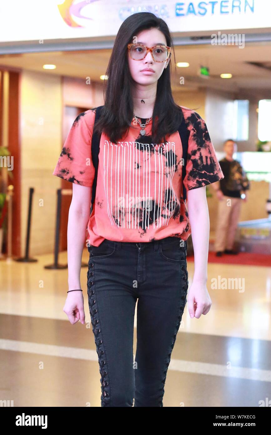 Chinese supermodel Xi Mengyao, better known as Ming Xi, is pictured at ...