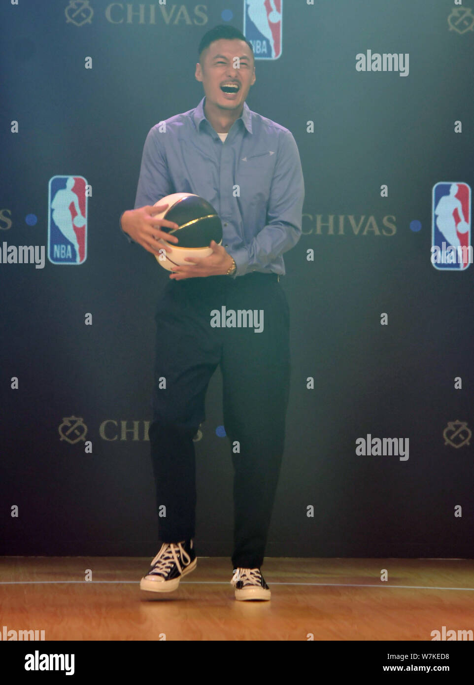 Hong Kong actor Shawn Yue attends the CHIVS NBA BALLERS PARTY in ...
