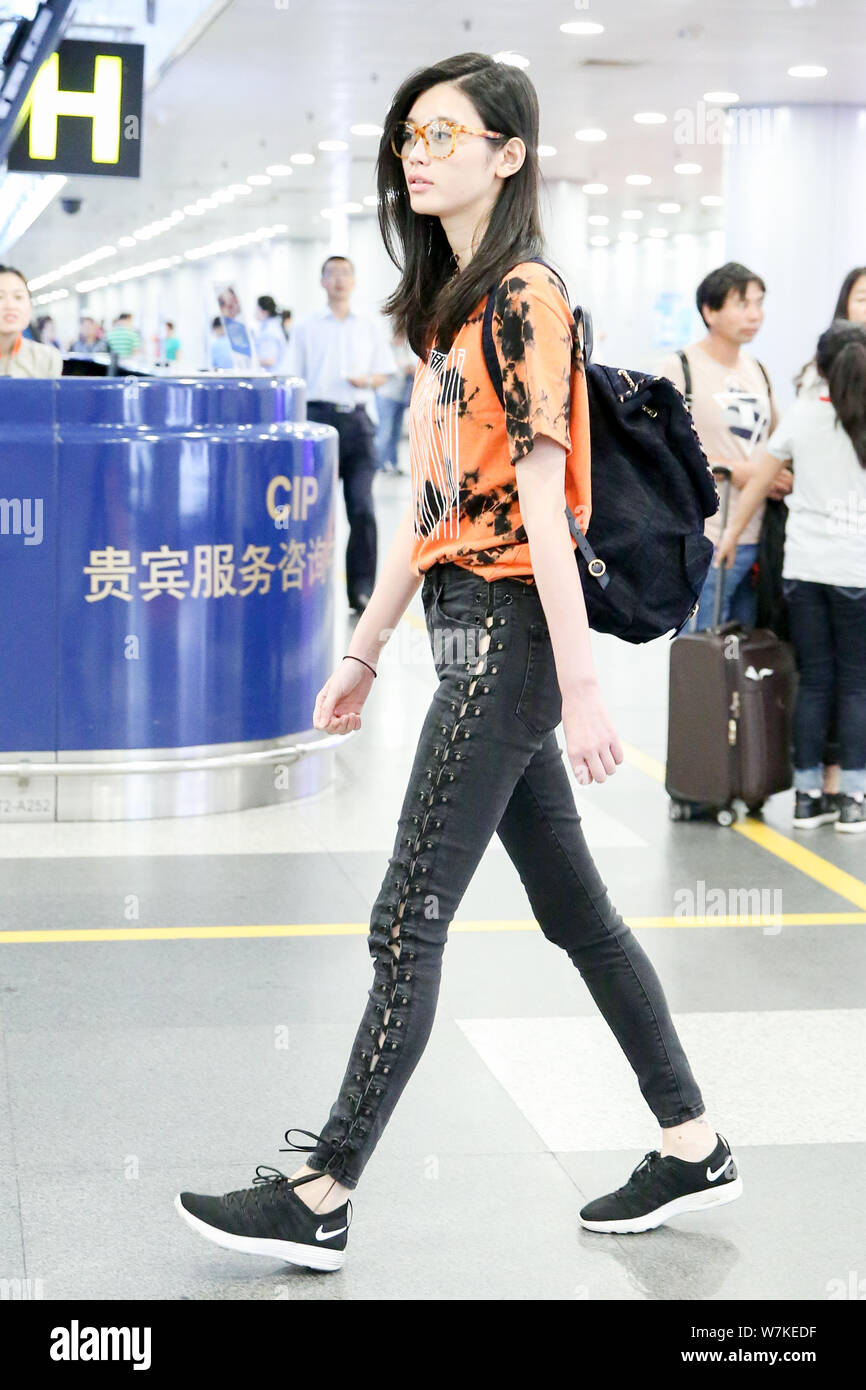 Chinese supermodel Xi Mengyao, better known as Ming Xi, is pictured at ...