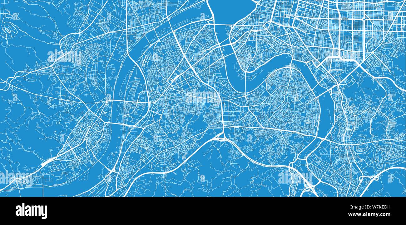 Urban vector city map of New Taipei, China Stock Vector Image & Art - Alamy