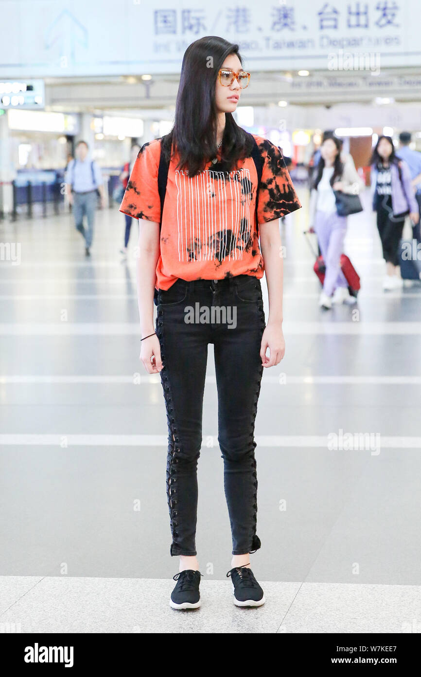 Chinese supermodel Xi Mengyao, better known as Ming Xi, is pictured at ...