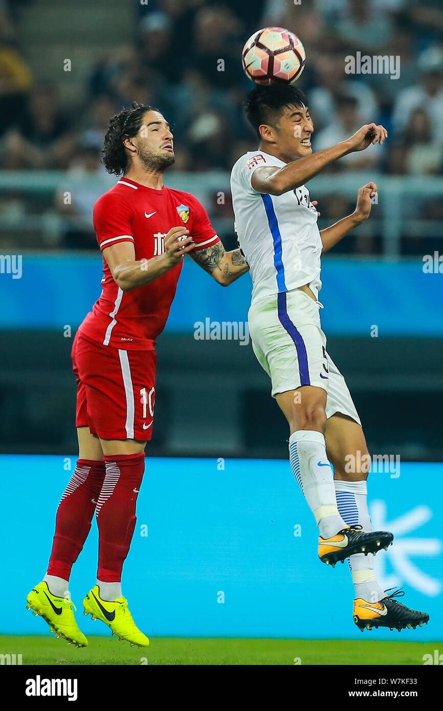 Brazilian football player Alexandre Rodrigues da Silva, known as Pato ...