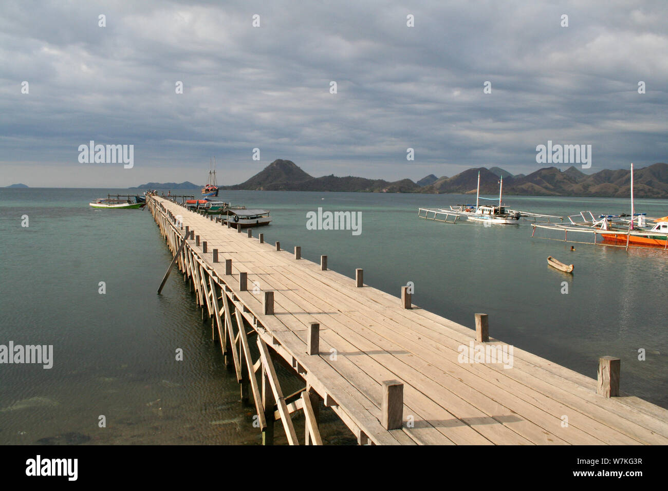 Fishing village on remote Asian island Stock Photo - Alamy