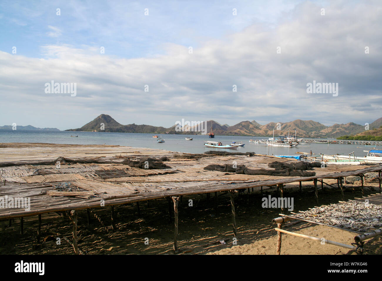 Fishing village on remote Asian island Stock Photo - Alamy