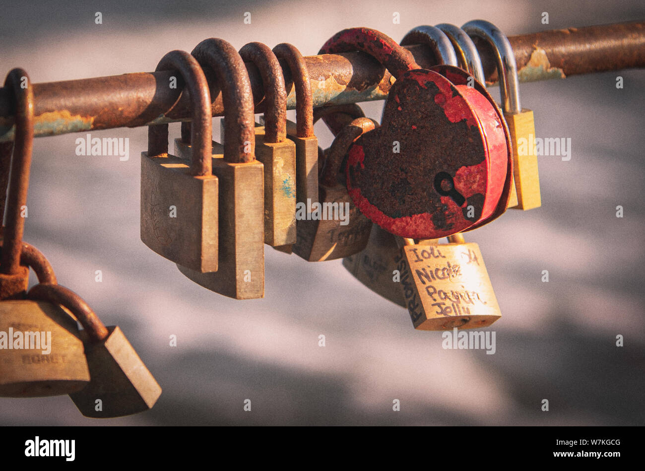 Love locker hi-res stock photography and images - Alamy