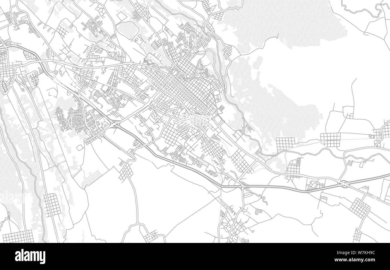 Córdoba Veracruz Mexico Bright Outlined Vector Map With Bigger And