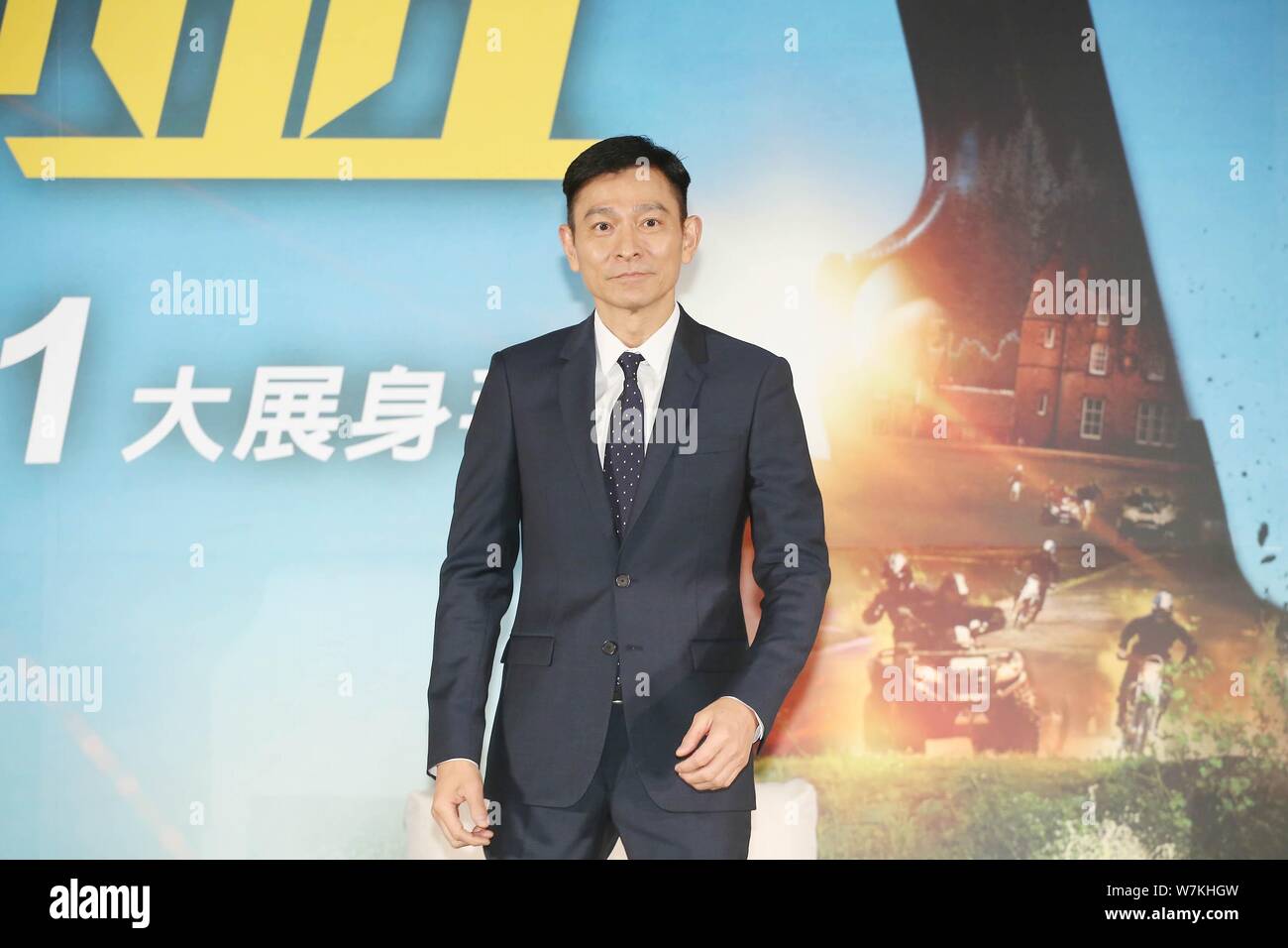 **TAIWAN OUT**Hong Kong singer and actor Andy Lau attends a press ...