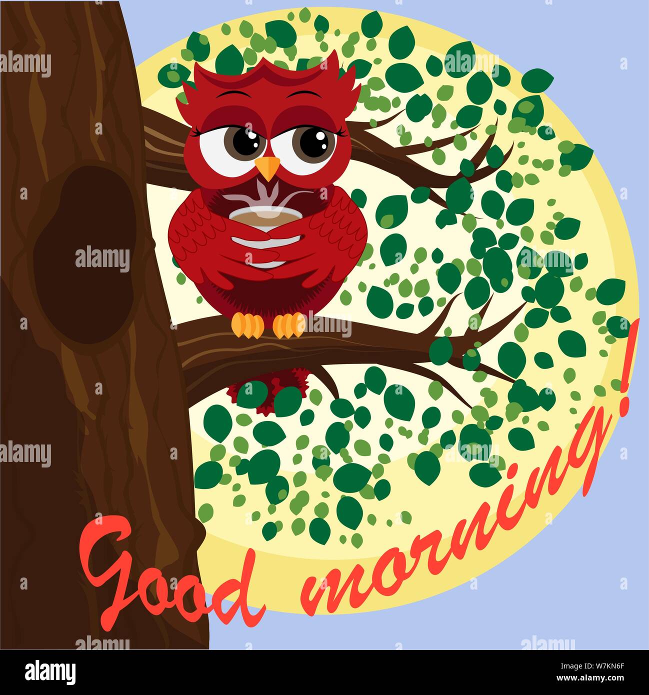 Winking Owl Clipart Image