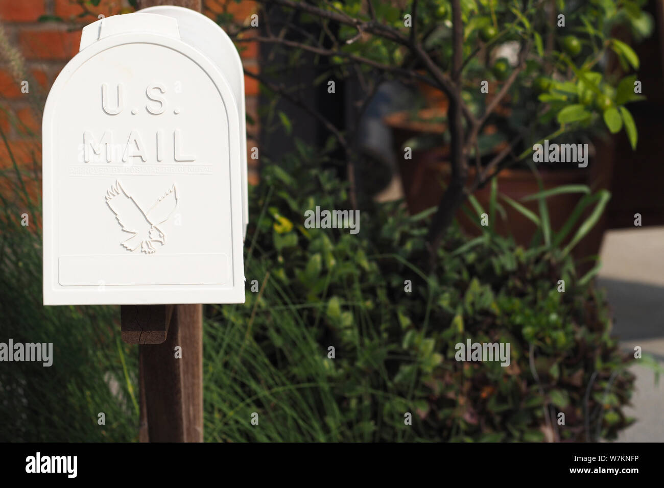Old mail box. Vintage metal white post box . Old Mailbox made of metal ...
