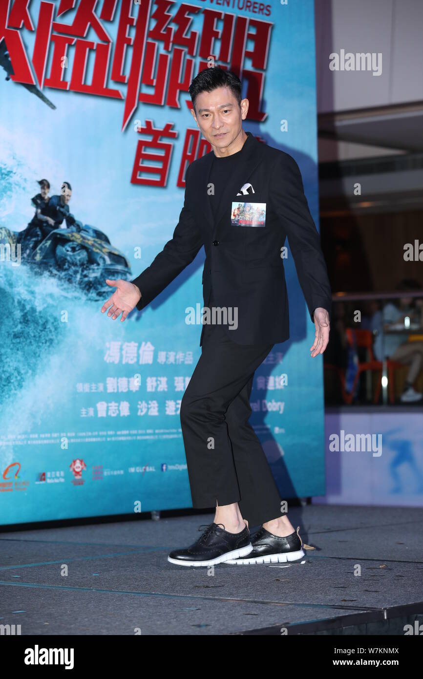 Hong Kong singer and actor Andy Lau attends a press conference for the ...