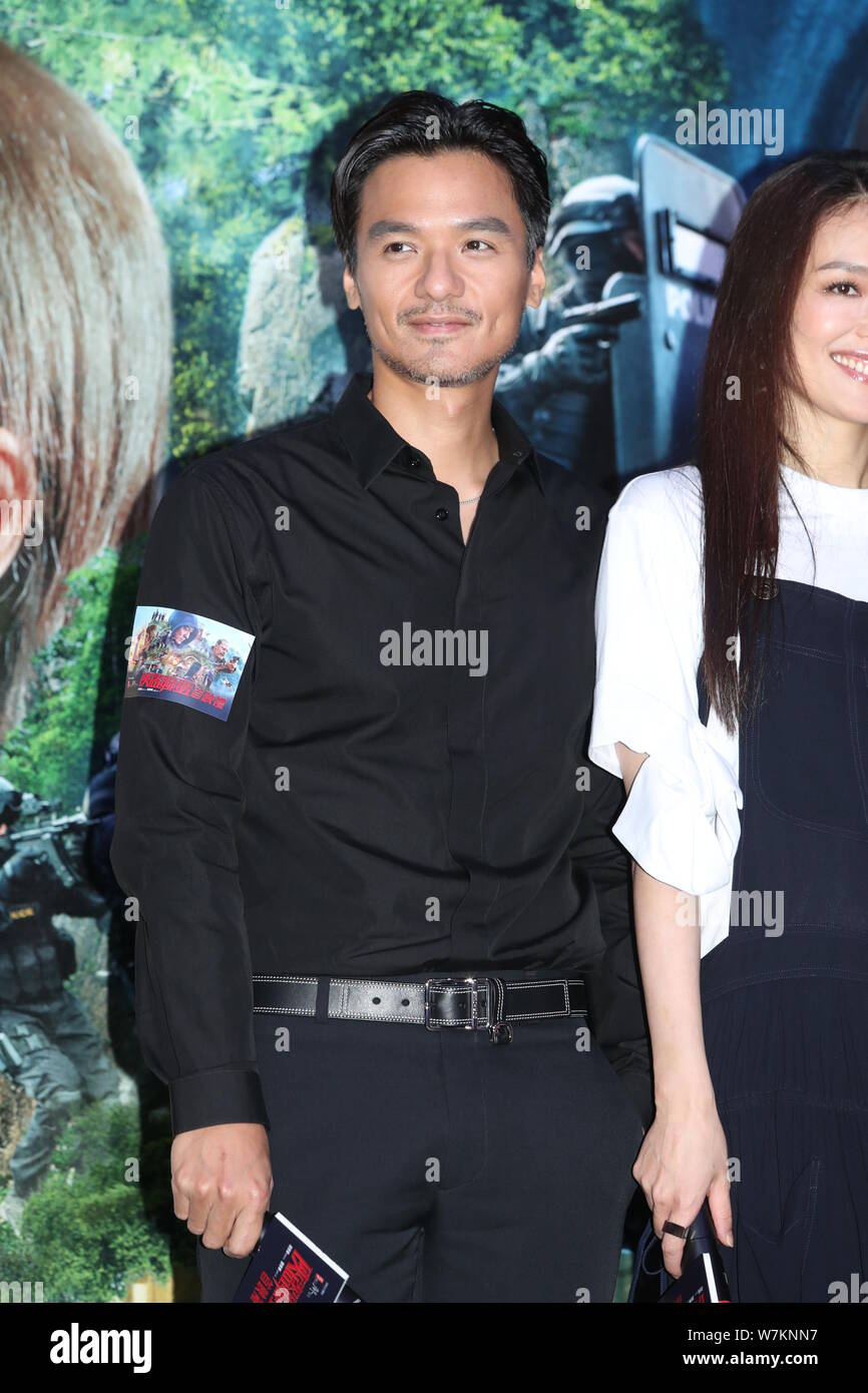 Hong Kong actor and director Stephen Fung attends a press conference ...