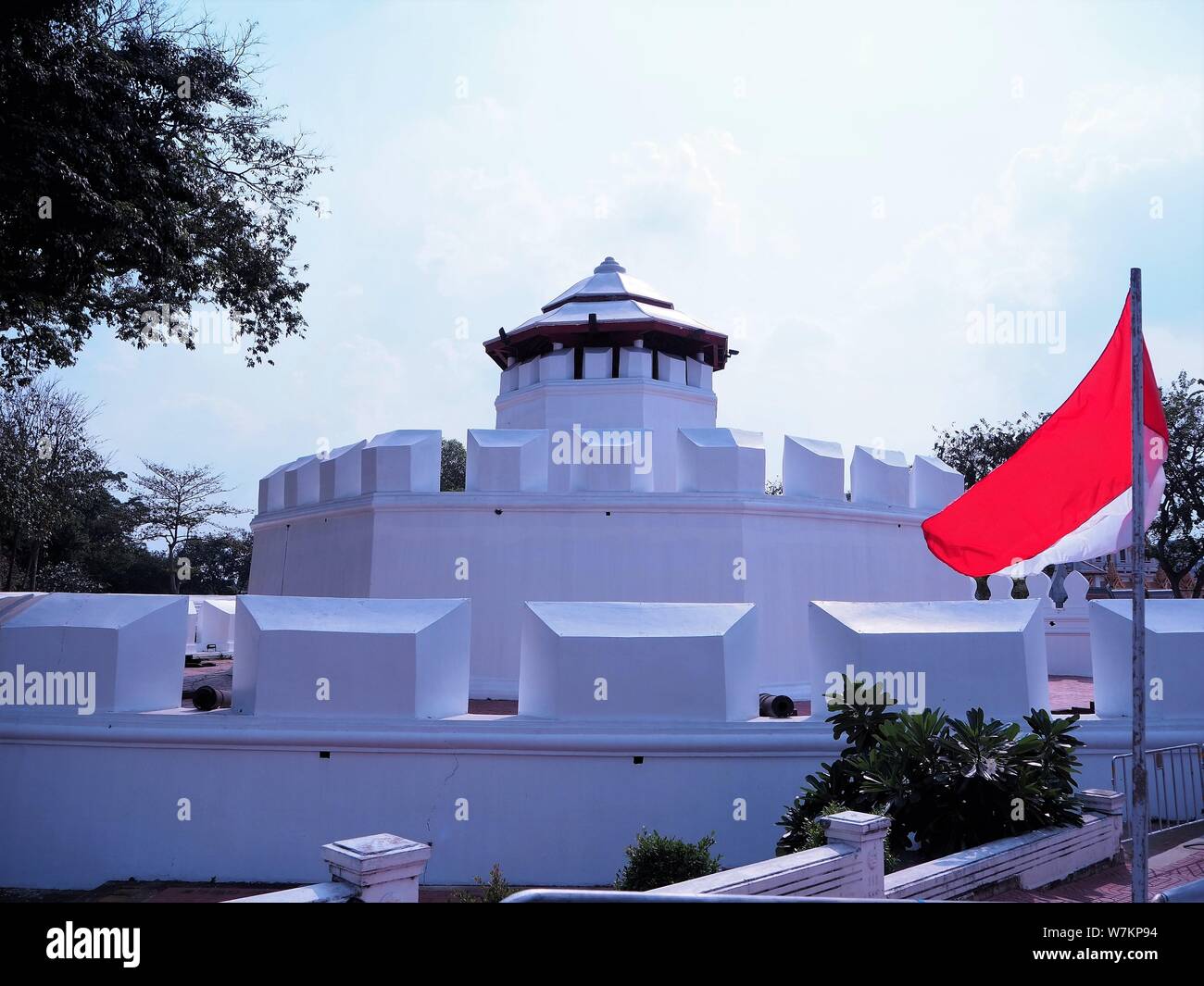 Mahakan Fort, an old fort in Bangkok, Thailand Stock Photo - Alamy