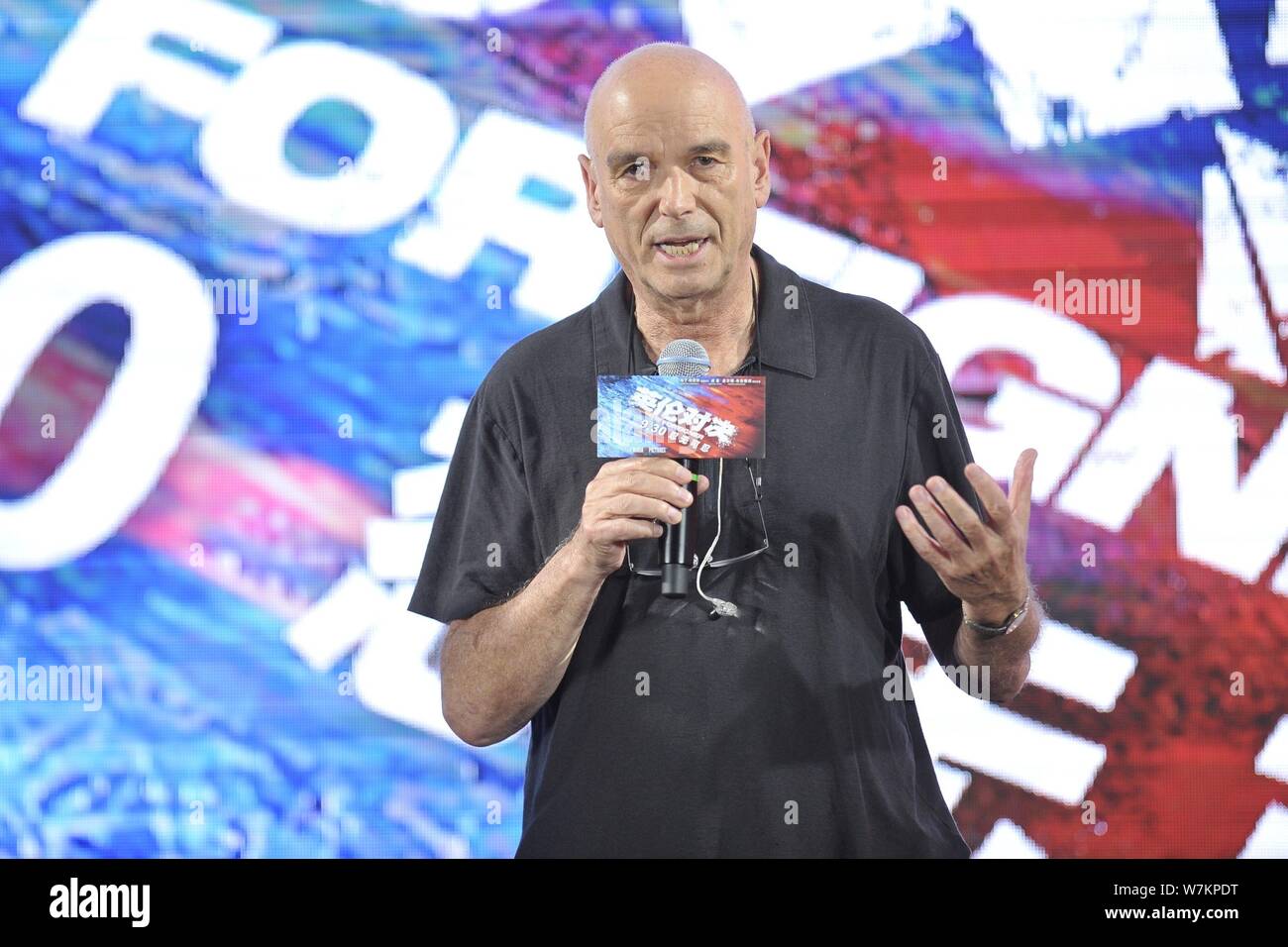 New Zealand film director Martin Campbell attends a press conference to ...