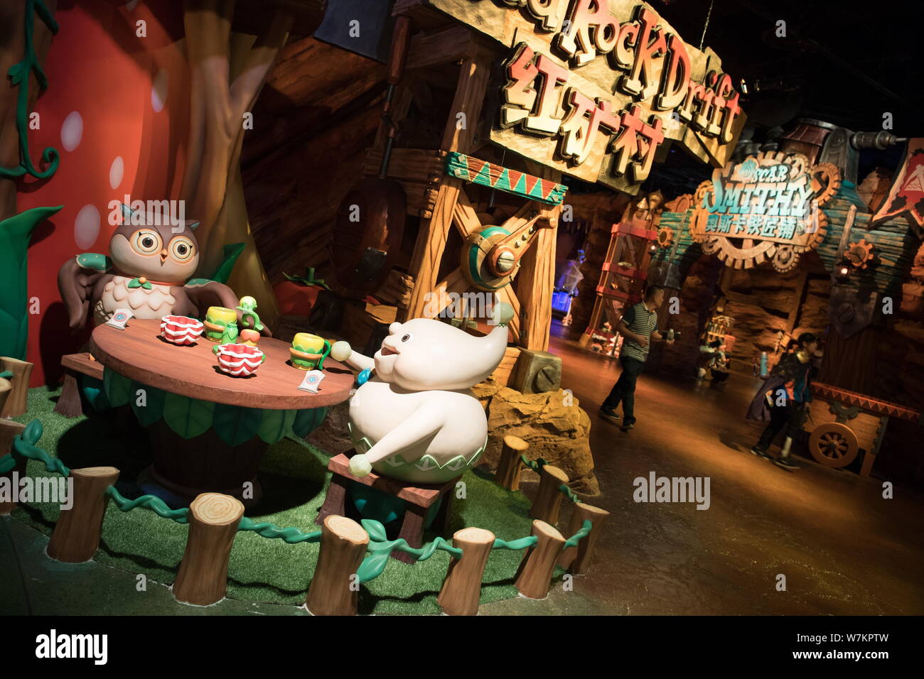 Interior view of the Planet J live-action-role-play theme park of Sands China at Sands Shoppes ...