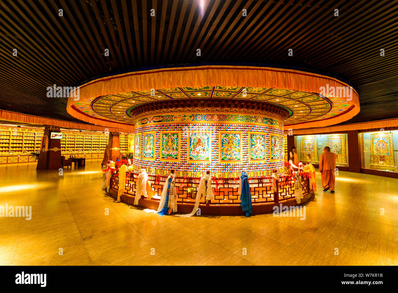 Interior view of the Chinese Fortune Wheel, also known as the world's ...