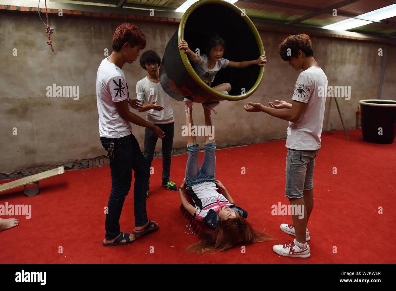 --FILE--12-year-old Chinese kid takes part in a training class to learn ...