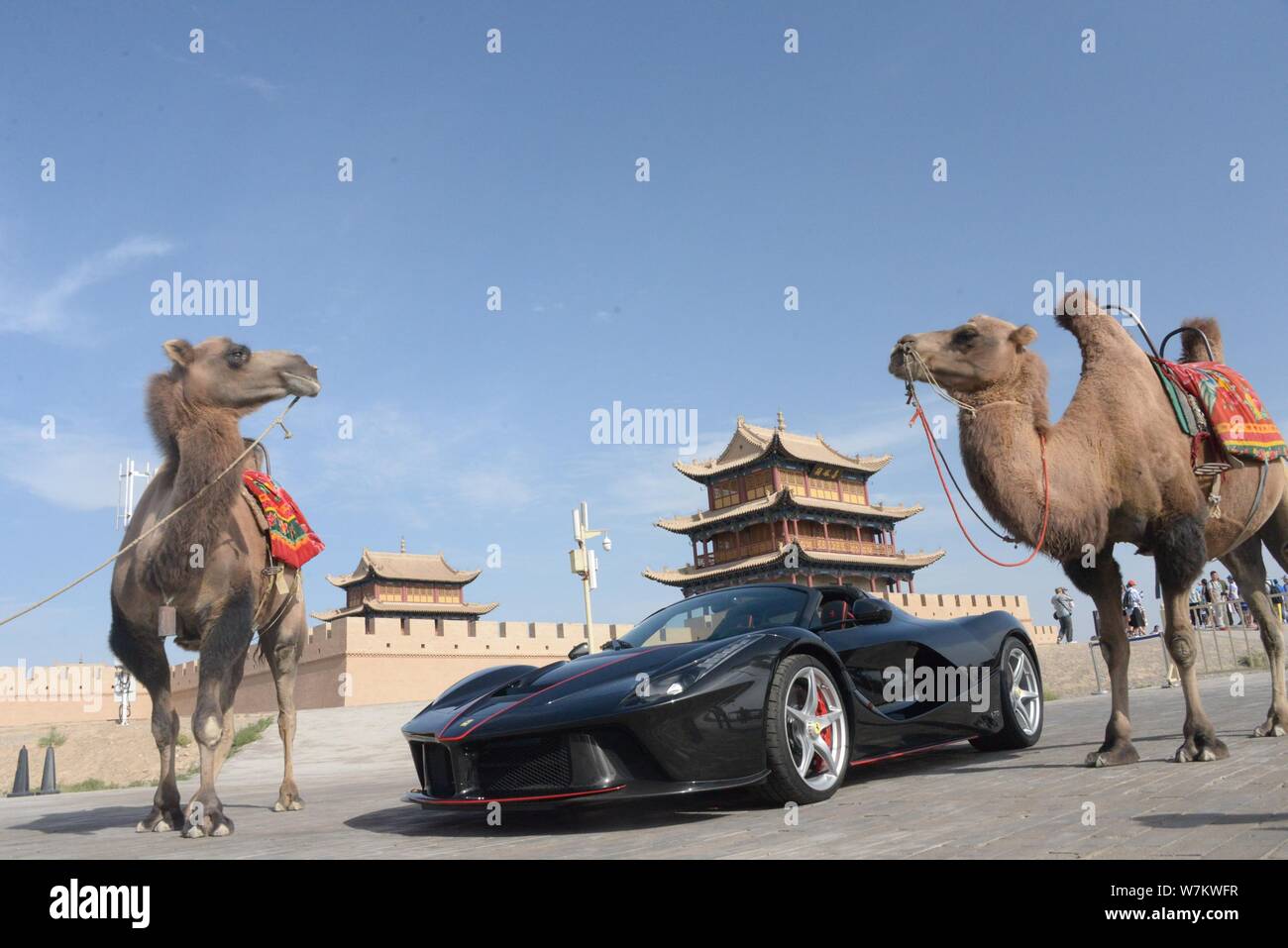 Ferrari laferrari hybrid hi-res stock photography and images - Alamy