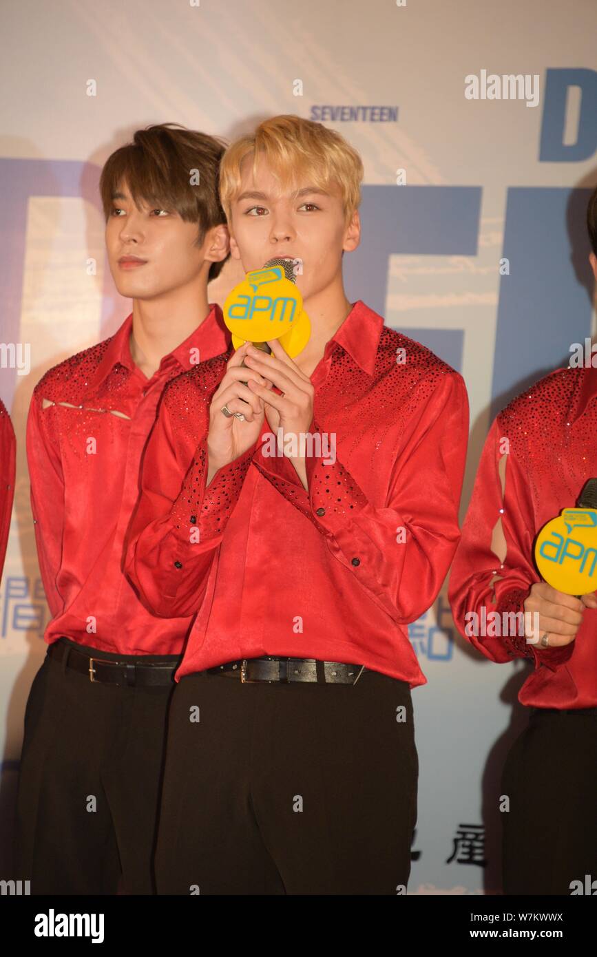 A member of South Korean boy group Seventeen, also stylized as SVT ...