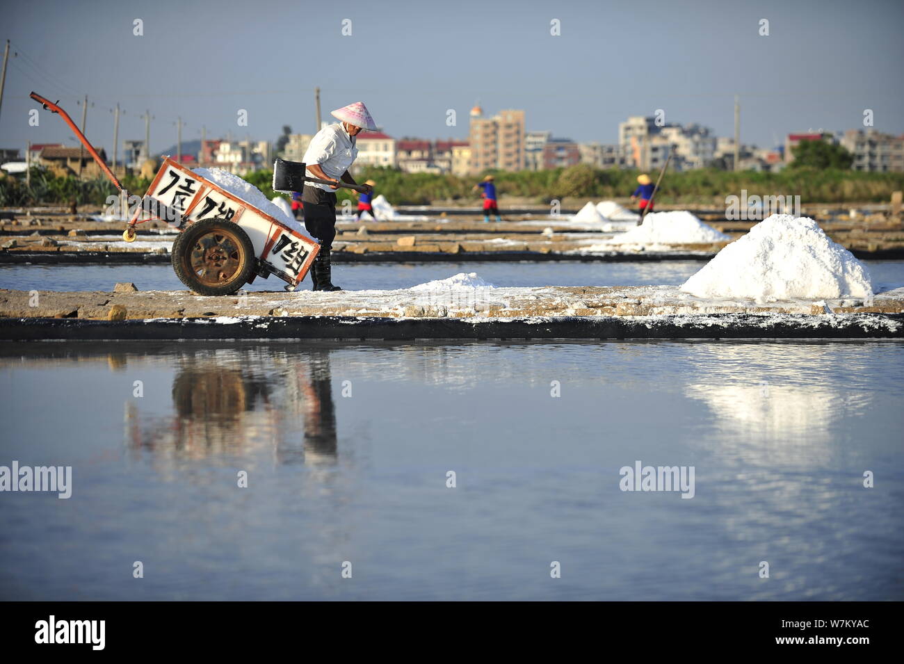 Salt farming hi-res stock photography and images - Alamy