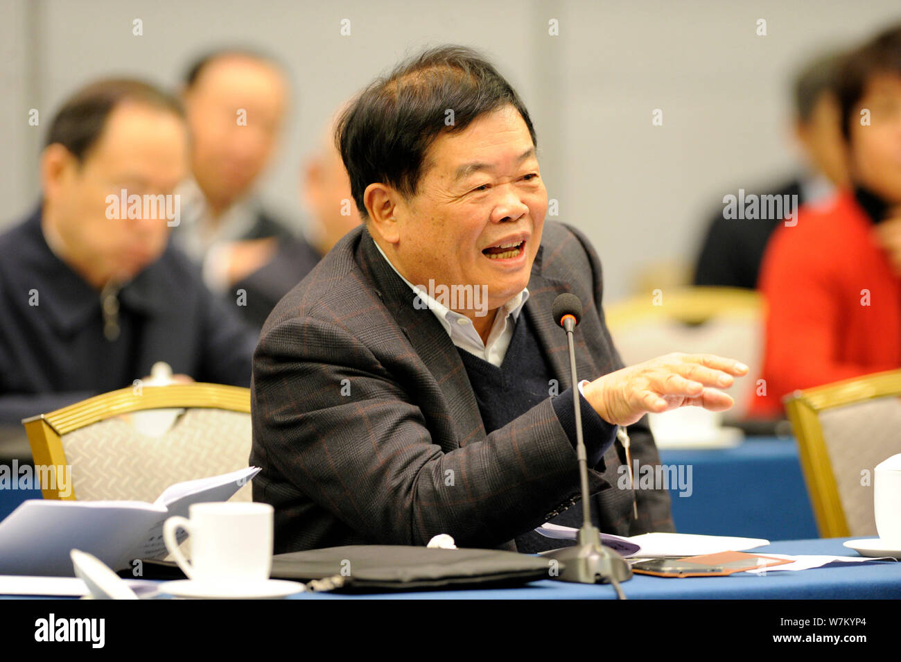 --FILE--Cho Tak Wong (Cao Dewang), Chairman of Fuyao Group and Chairman ...