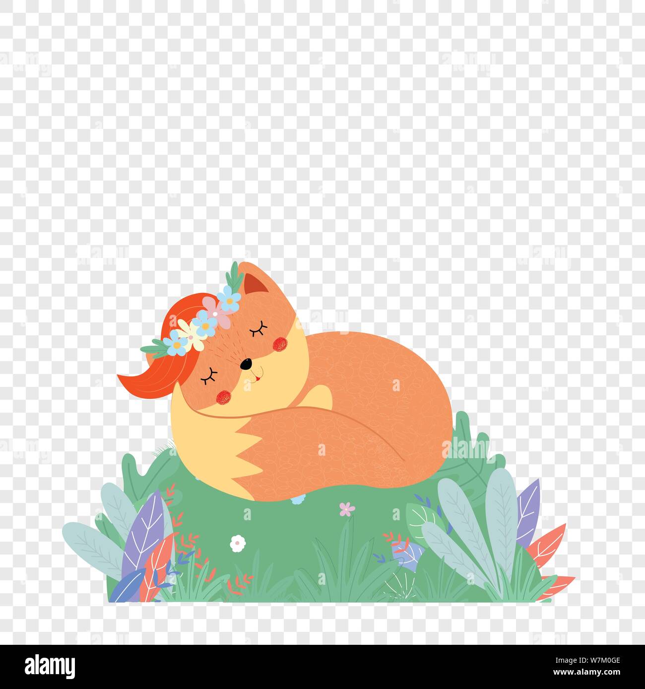 Cute flower poster Stock Vector Images - Alamy