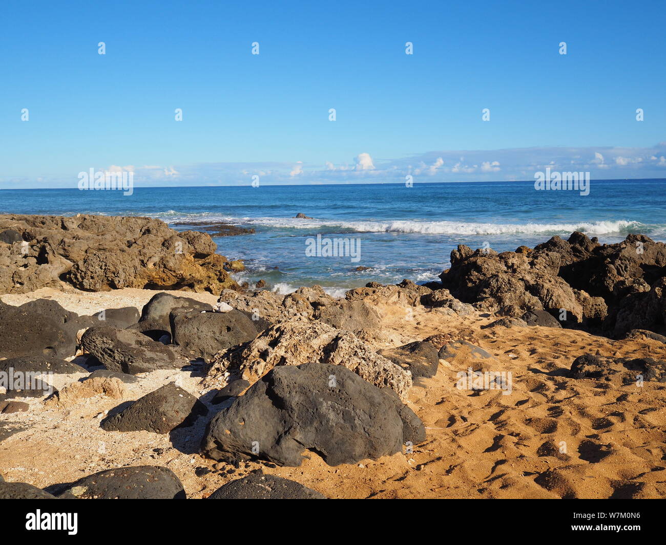 Ka'ena Point at Northshore Oahu Hawaii Stock Photo - Alamy