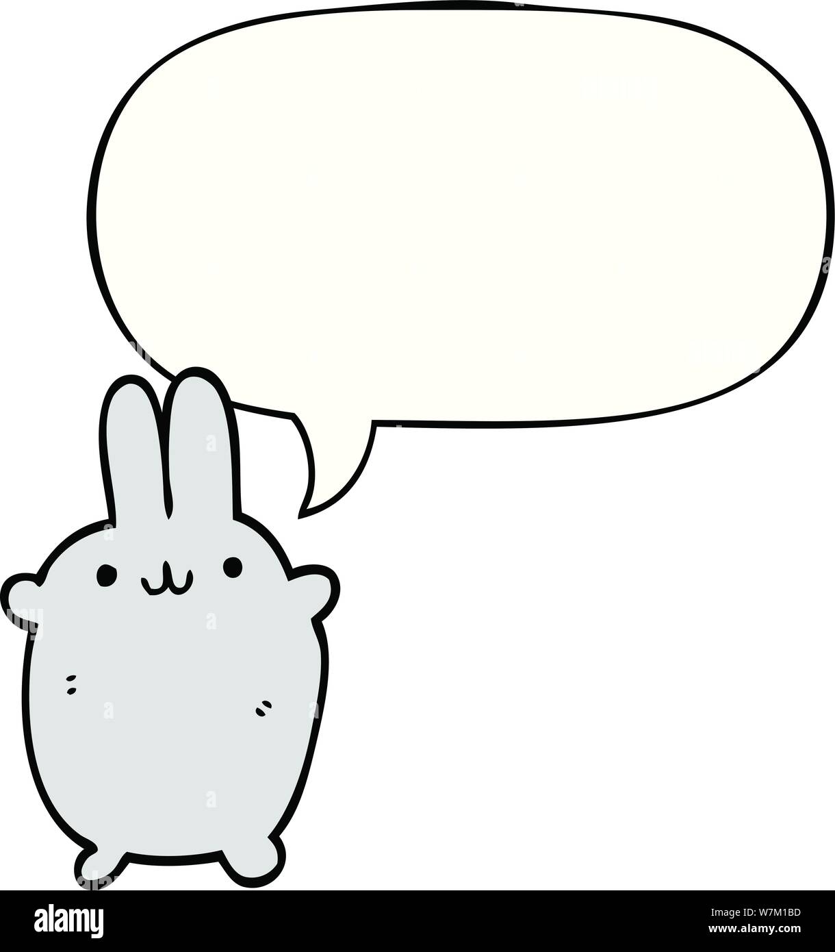 Cartoon illustration rabbit talking hi-res stock photography and images ...