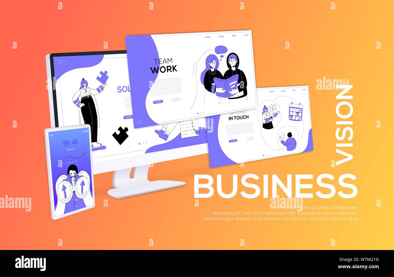 Computer vision Stock Vector Images - Alamy