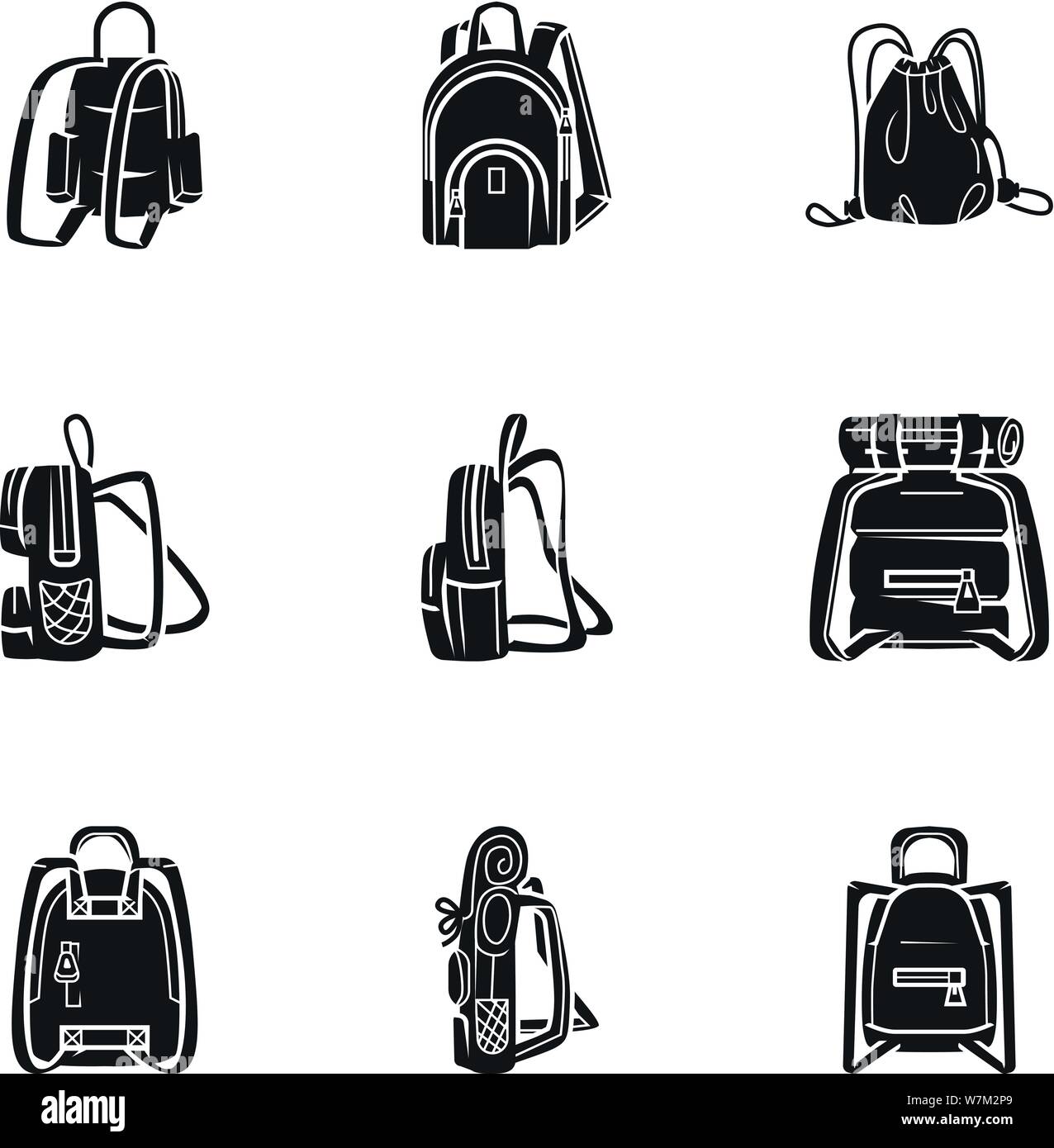 Hiking Backpack Vector
