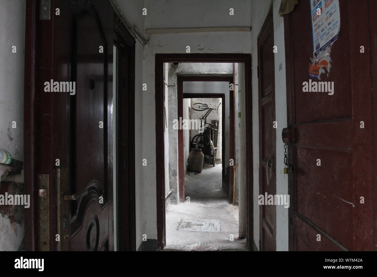 Inside view of the Lianbaoli community, where Japanese forces ran a ...