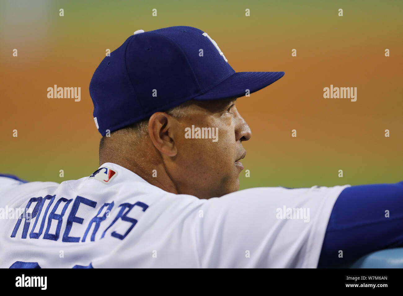 Los Angeles, USA. 6th Aug 2019. Los Angeles Dodgers manager Dave ...