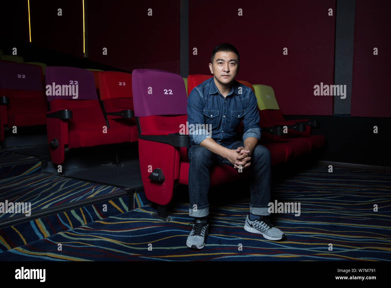 Chinese director Guo Ke poses for portrait photos during an exclusive ...