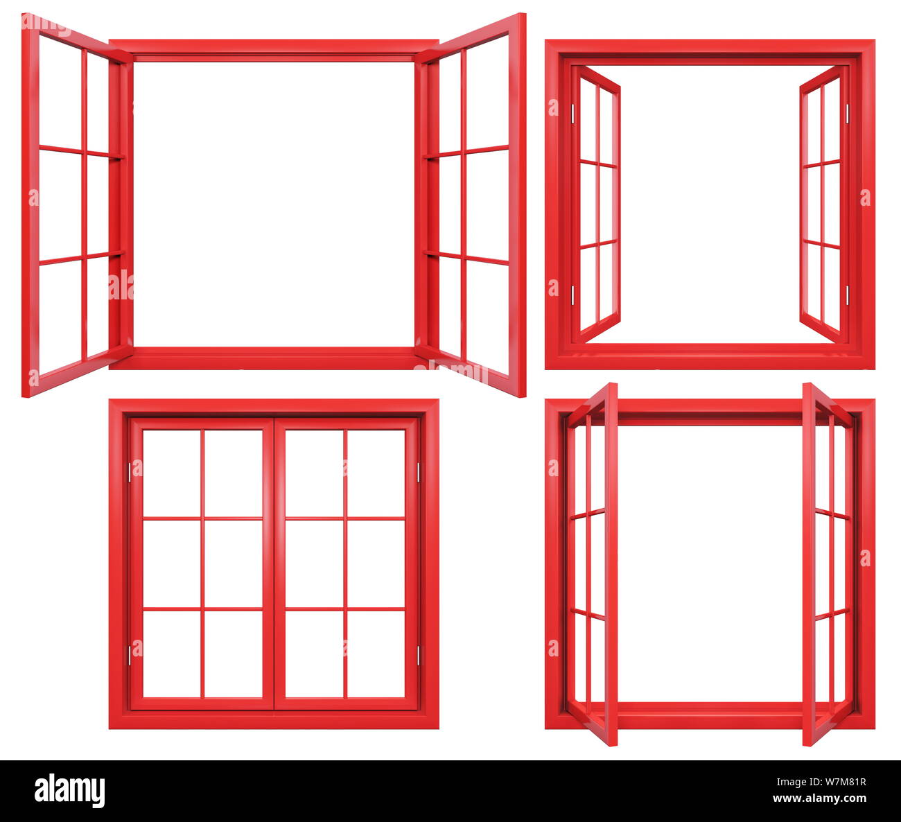 Open window frame clipart hi-res stock photography and images - Alamy