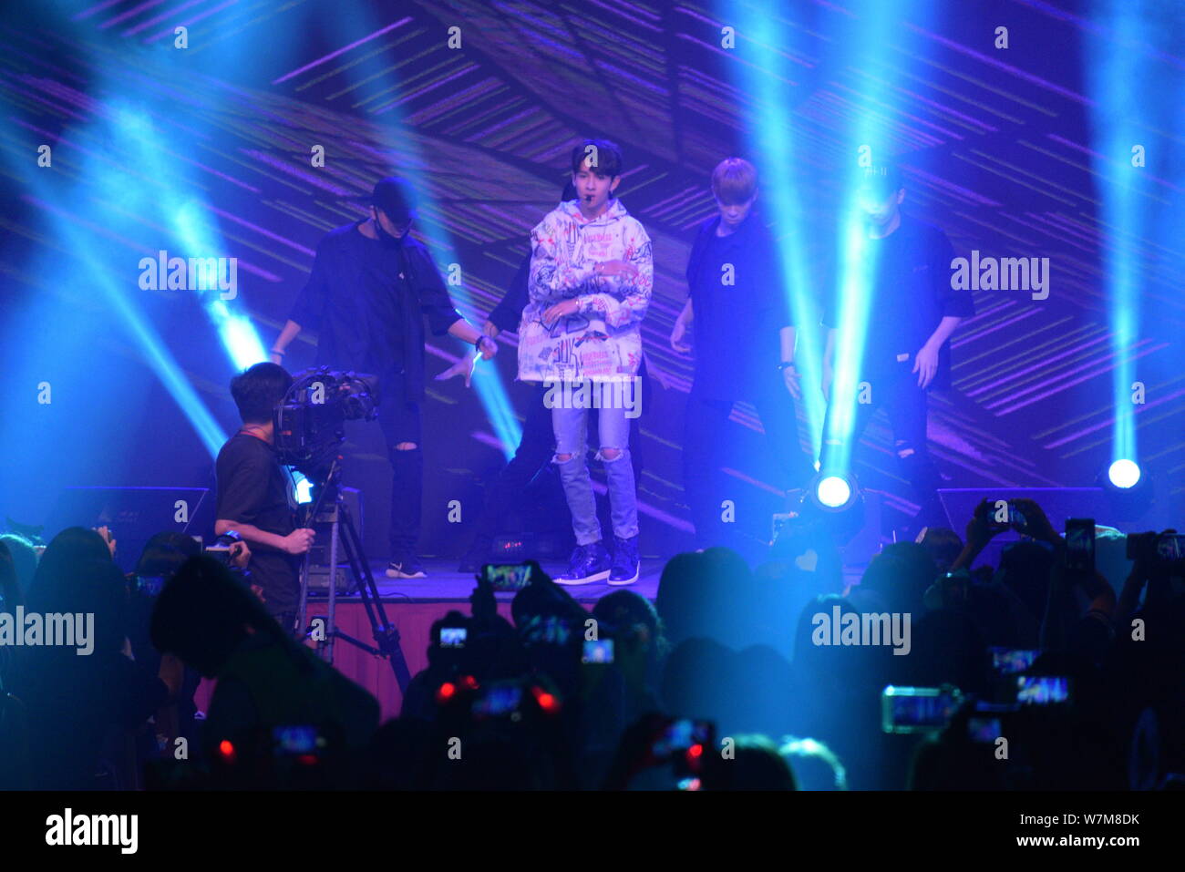 South Korea-based American singer Kim Samuel performs during "Samuel ...