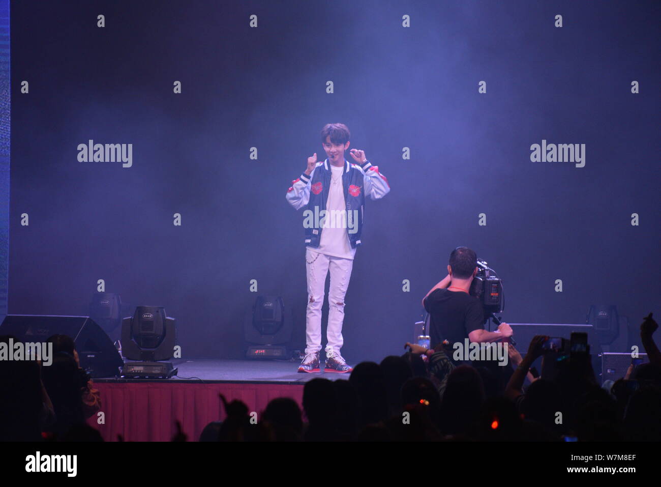 South Korea-based American singer Kim Samuel performs during "Samuel ...