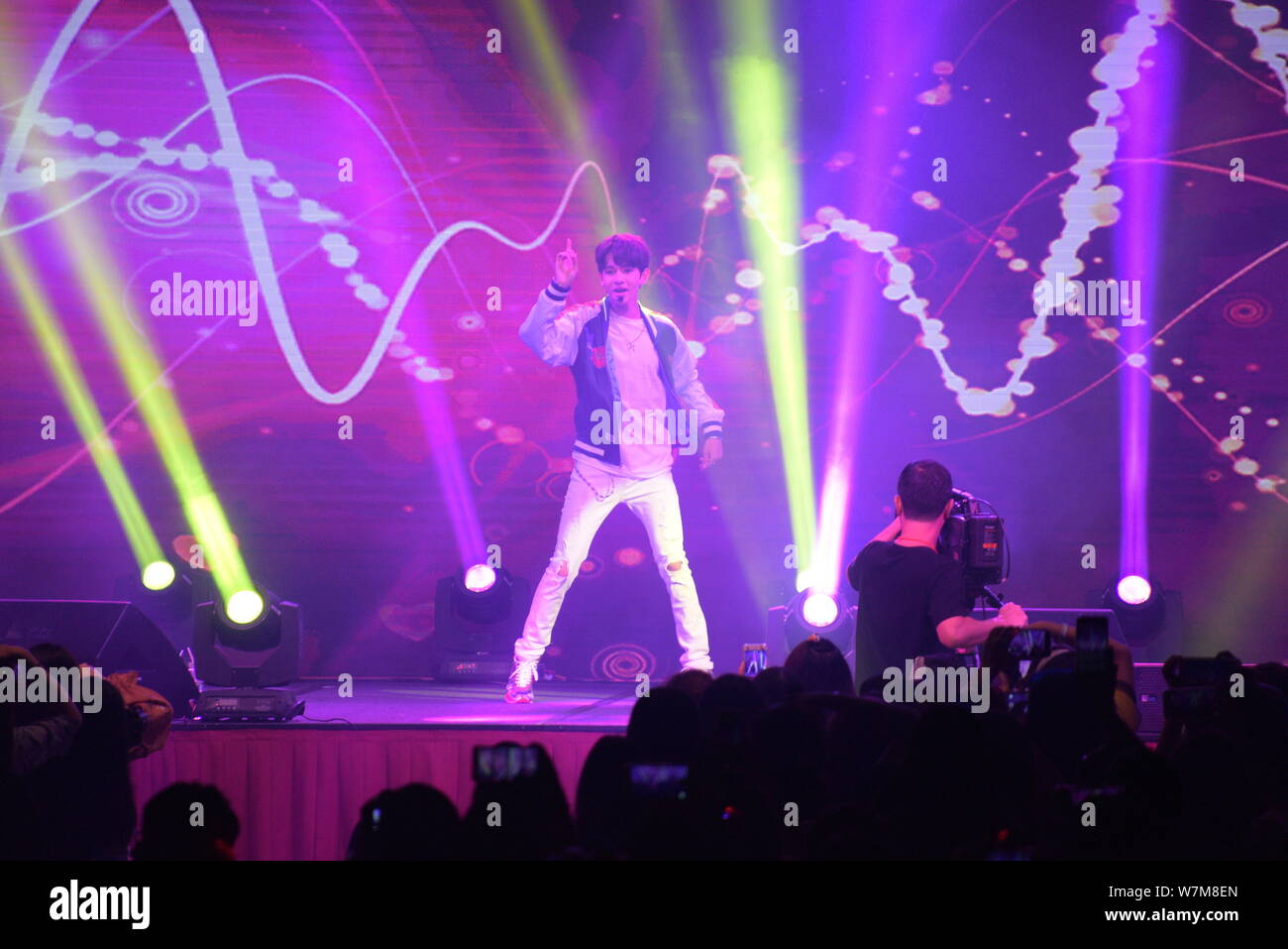 South Korea-based American singer Kim Samuel performs during "Samuel ...