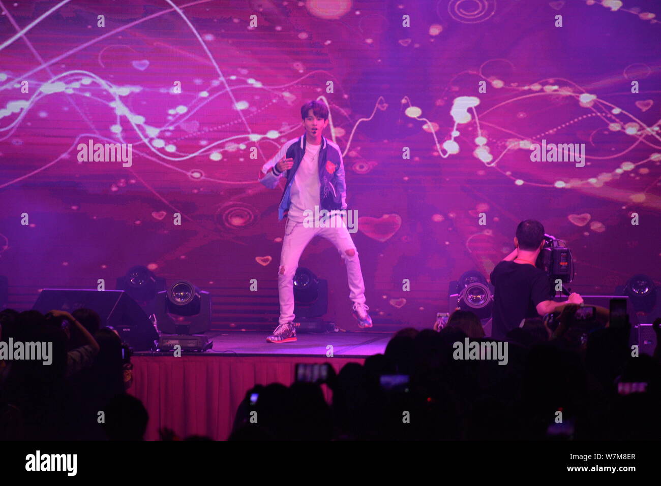 South Korea-based American singer Kim Samuel performs during "Samuel ...