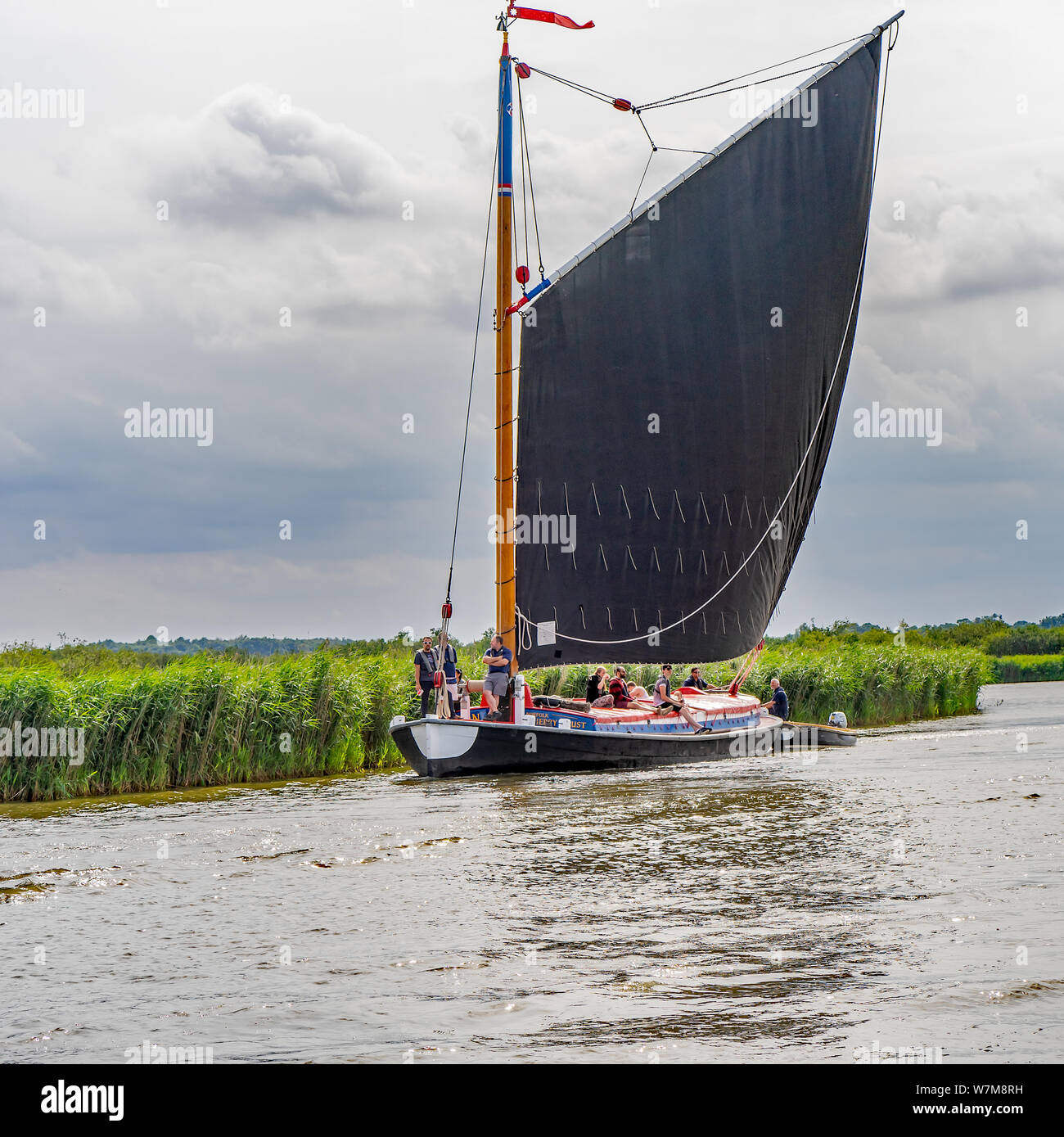 The “Albion”. A traditional Norfolk wherry that was de-commissioned and ...