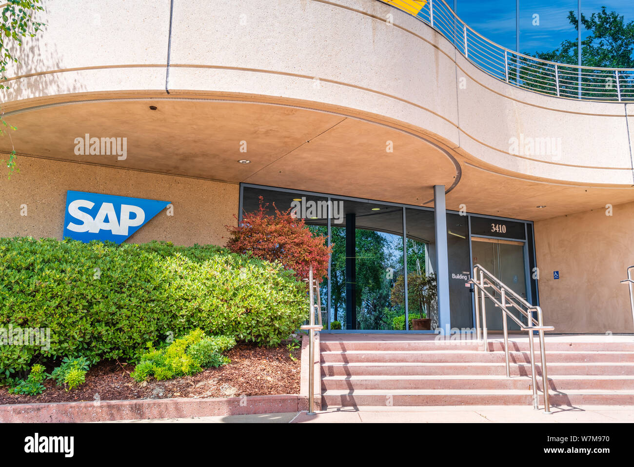 August 5, 2019 Palo Alto / CA / USA - SAP office campus located in ...