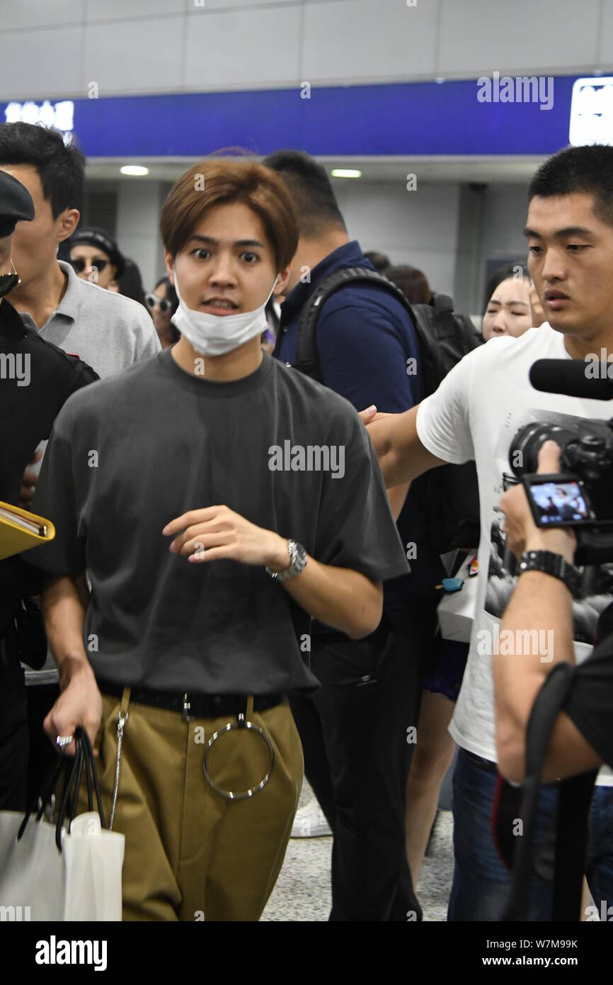 Japanese singer and actor Ryota Katayose of Japanese boy band ...