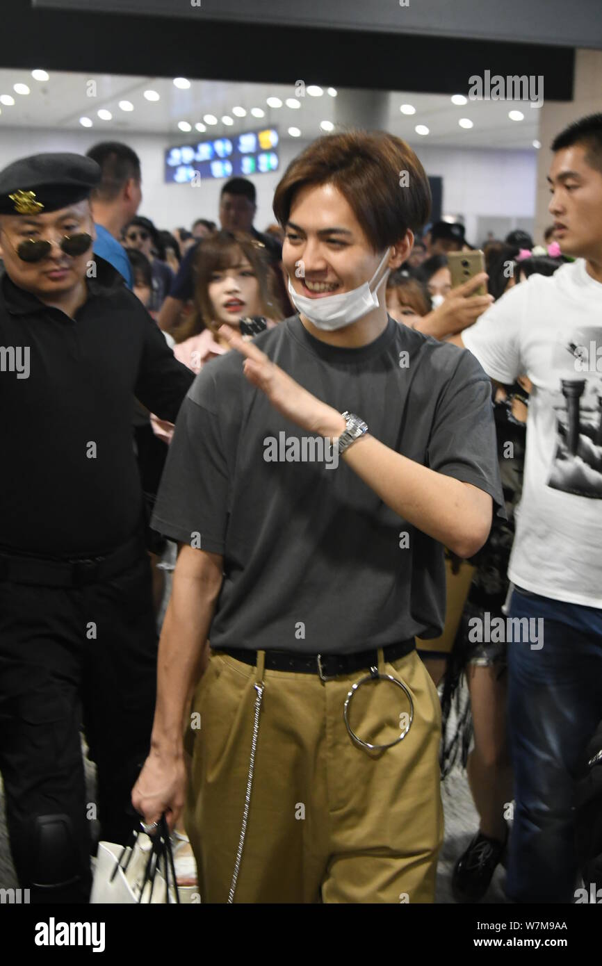 Japanese singer and actor Ryota Katayose of Japanese boy band ...