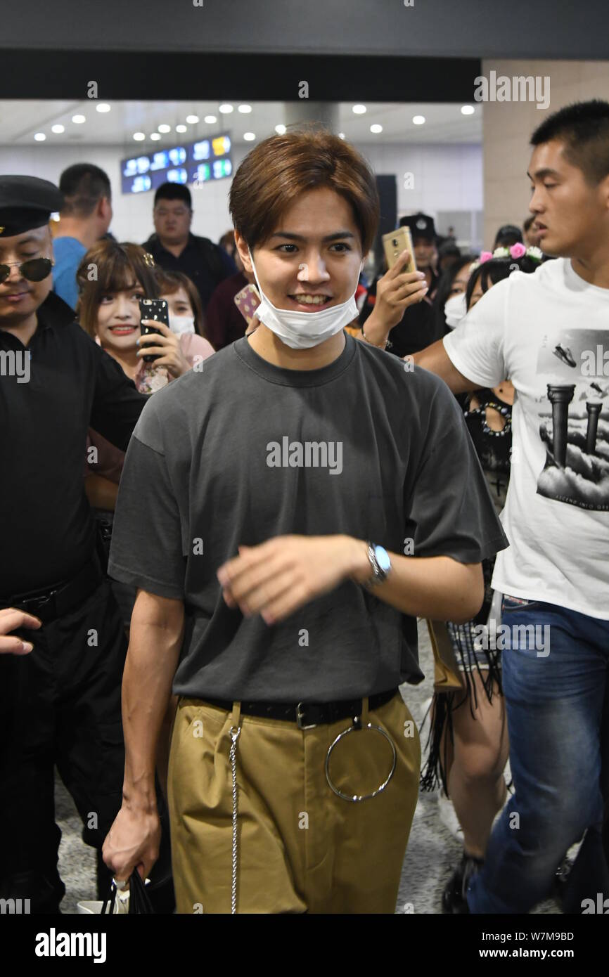 Japanese singer and actor Ryota Katayose of Japanese boy band ...