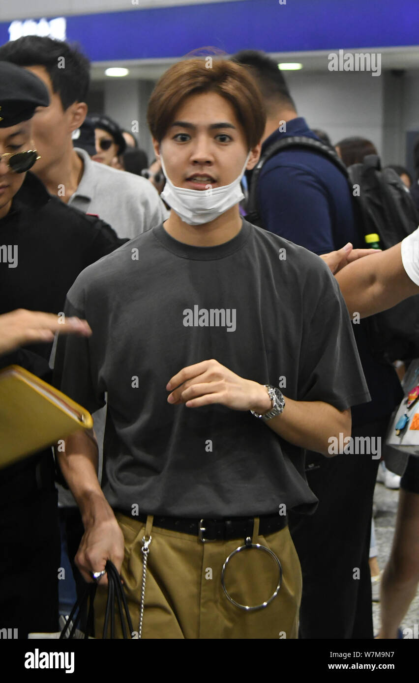 Japanese singer and actor Ryota Katayose of Japanese boy band ...