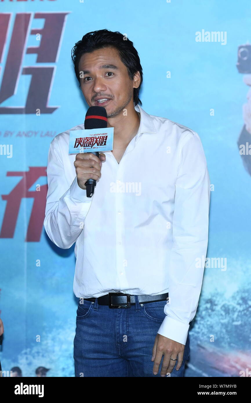 Hong Kong actor and director Stephen Fung attends a press conference ...
